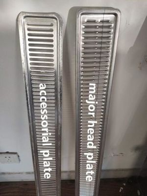 Certificate Radiator header Plate , Car Radiator Components Aluminium