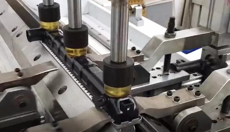 Pneumatic Radiator Making Machine Aluminium Fin Press Plastic Radiator ...