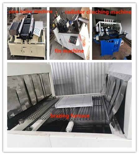 Fin 8+Tube 2mm Radiator Core Builder Machine Fin Brazing Furnace PLC ...