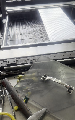 220V Semi automatic Radiator Core Builder Machine with 3 Indenters