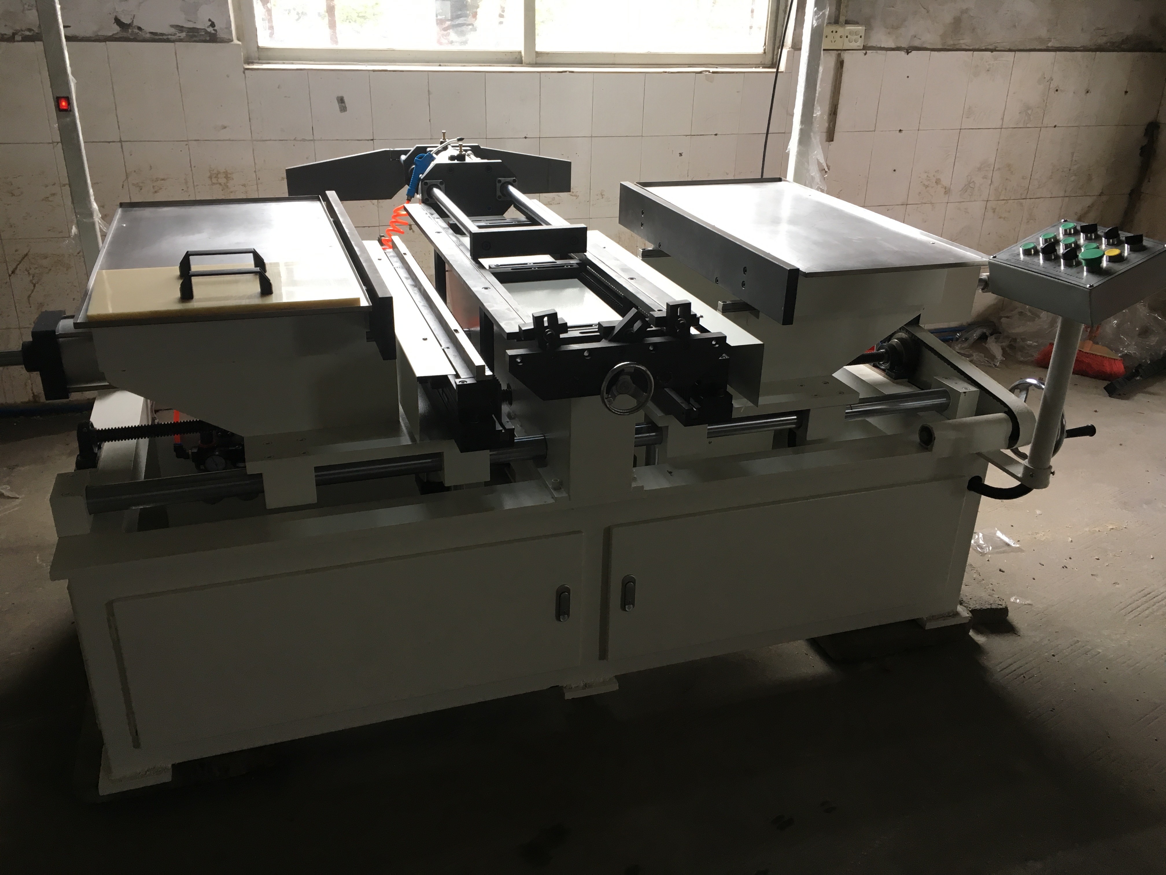 Servo Pneumatic Radiator Core Builder Machine , Core Assembly Machine