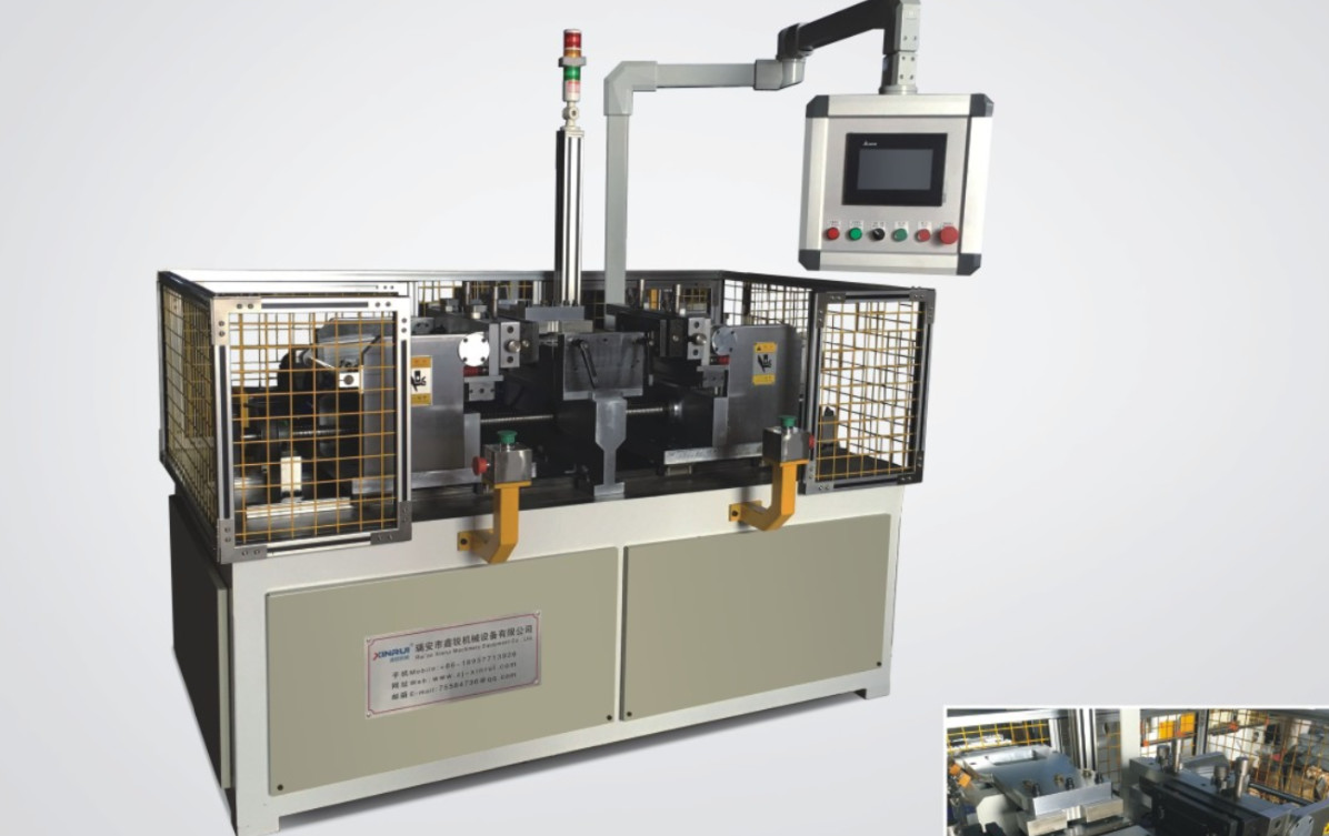 Servo Pneumatic 3 Rows 5mm Fin Height Core Builder Machine , Radiator ...