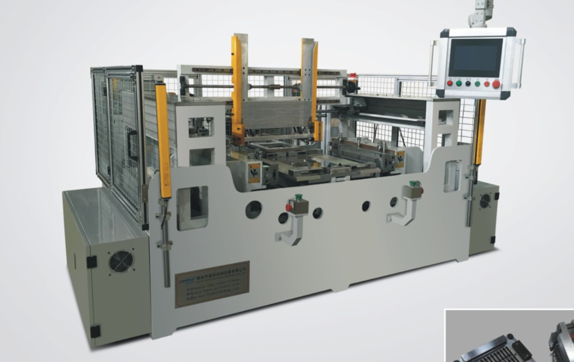 0.8Mpa Radiator Core Builder Machine With 900*900mm Workstation