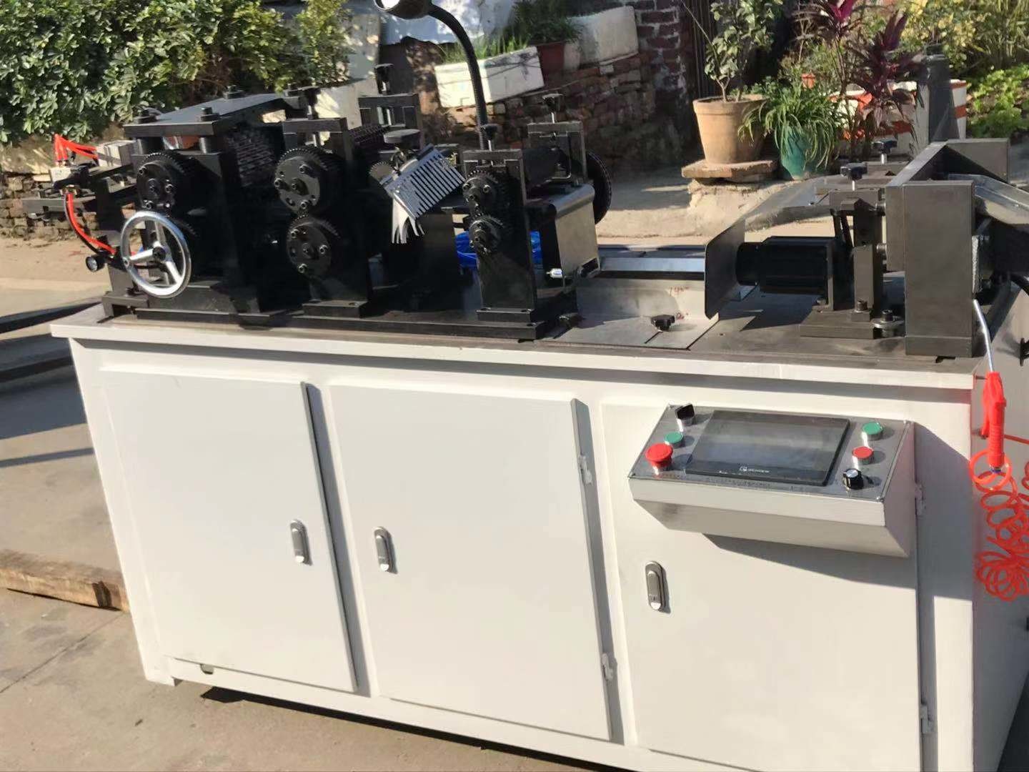 8mm Fin High Radiator Fin Machine , Fin Mill Machine 8-200mm Fin Width