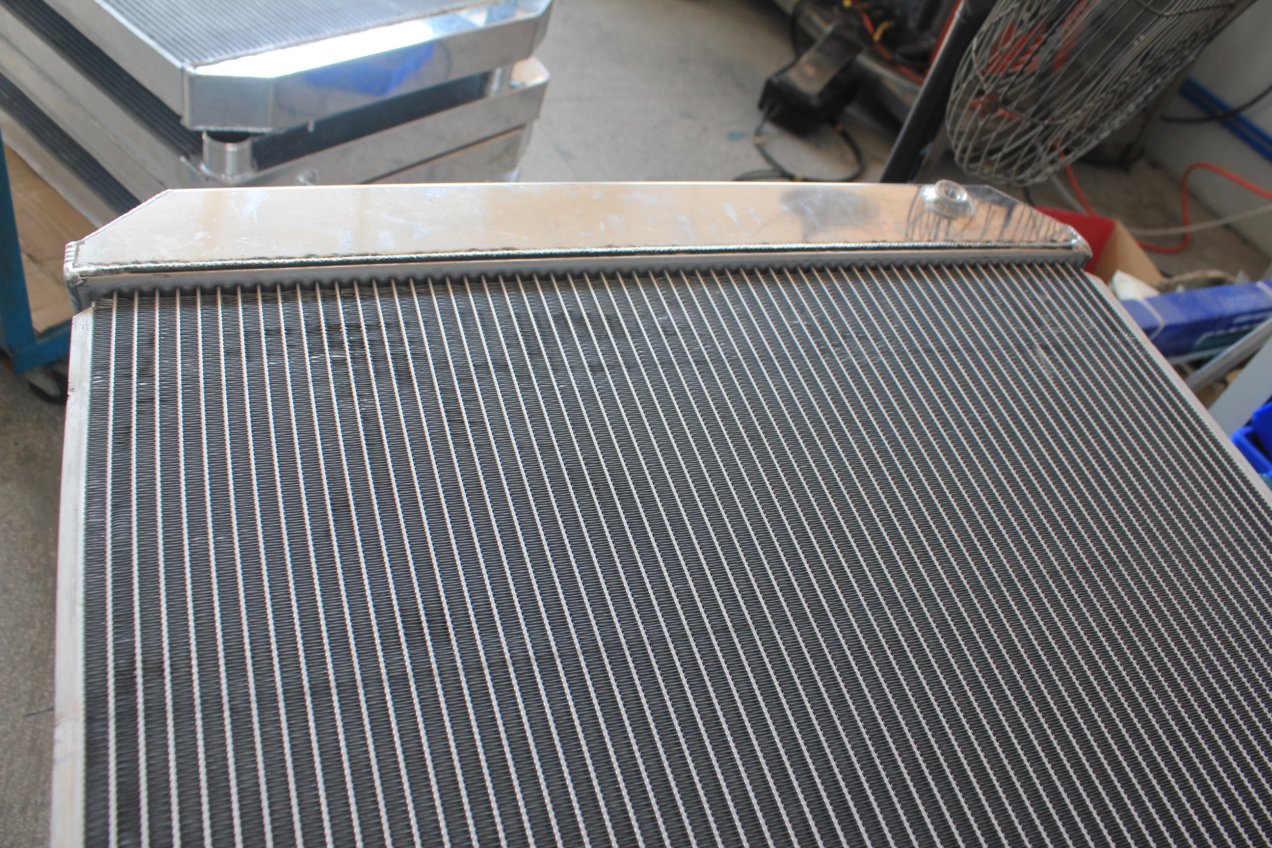 Single Double Rows Intercooler Radiator Core Assembly Machine And ...