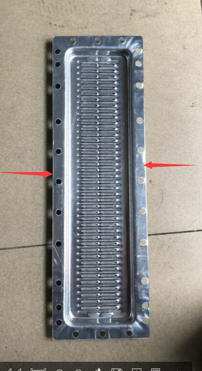 3003 Grade Aluminum Radiator Header Plate High Precision Car Radiator ...